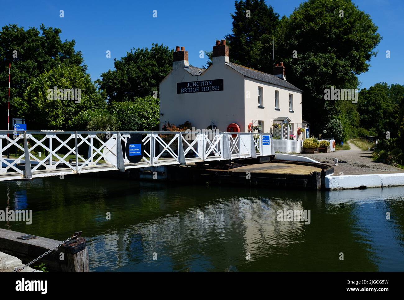 Junction Bridge House and Saul Junction on the Gloucester to Sharpness ...