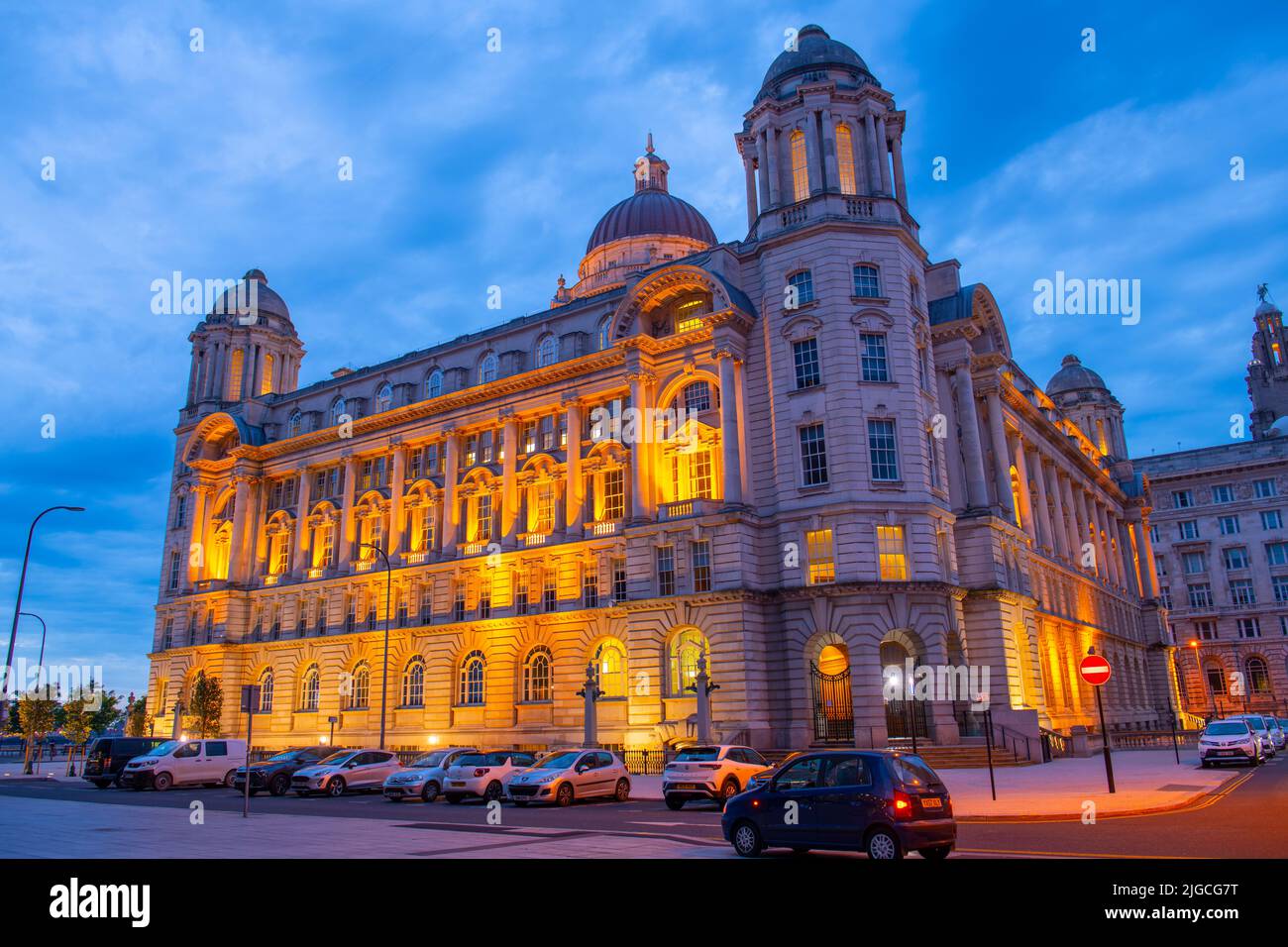 Port of Liverpool Building was built in 1907 on Pier Head in Liverpool ...