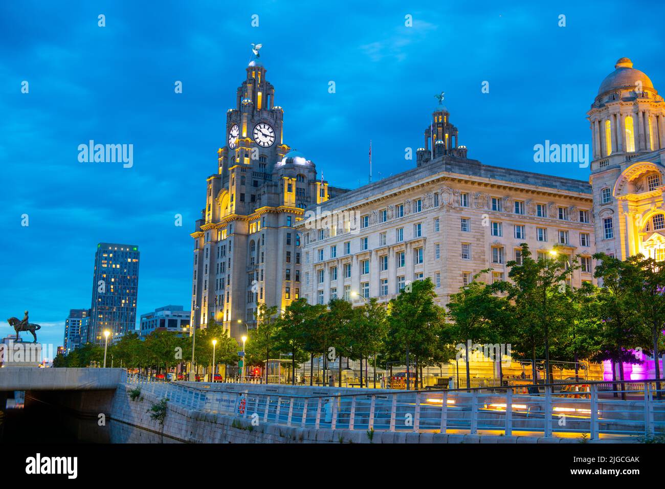 Royal Liver Building was built in 1911 on Pier Head in Liverpool ...