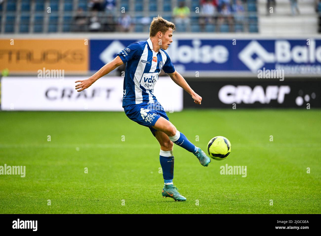 Gent's Matisse Samoise pictured in action during a friendly soccer ...