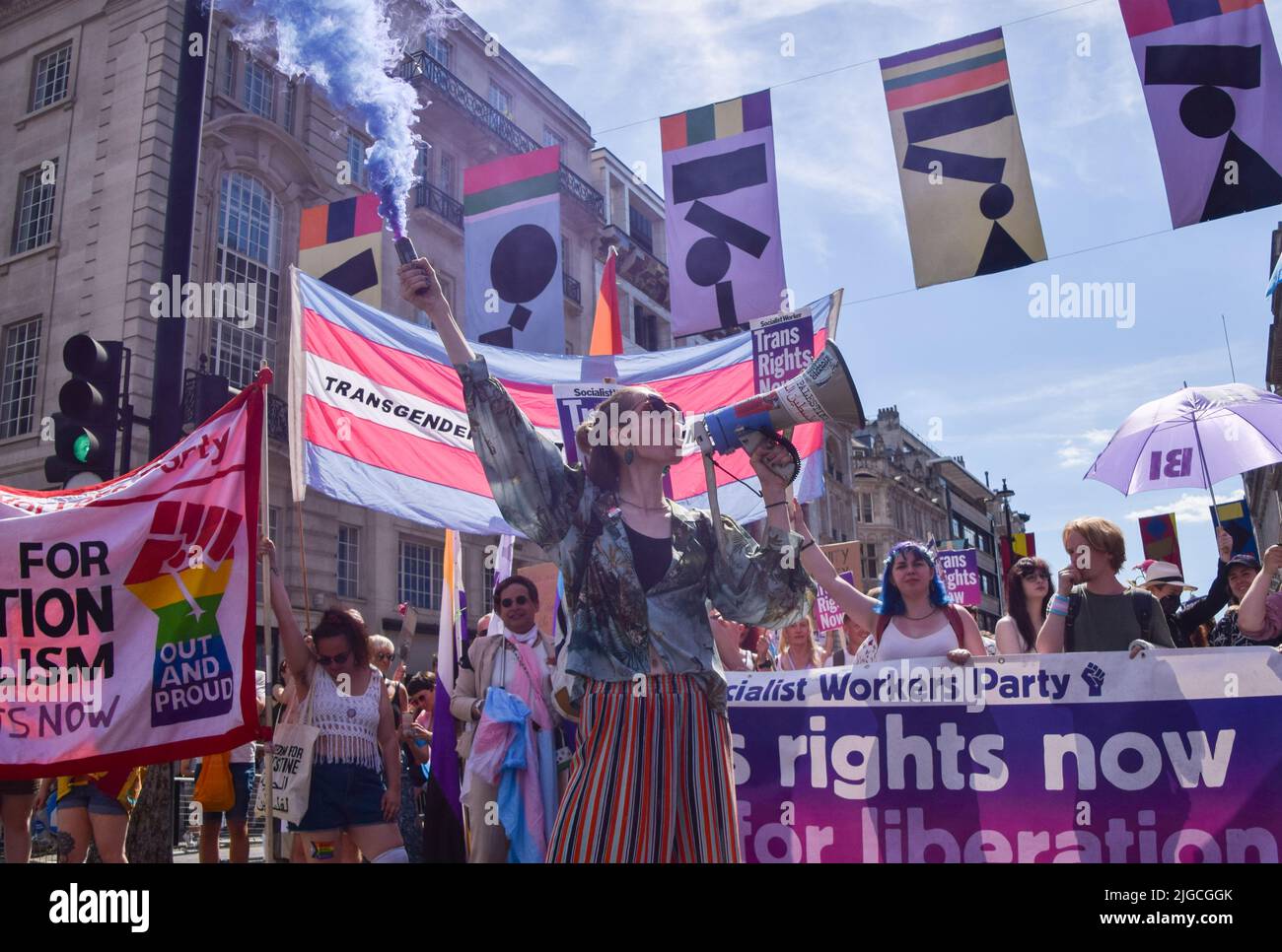 Trans pride london 2022 9th hi-res stock photography and images - Alamy