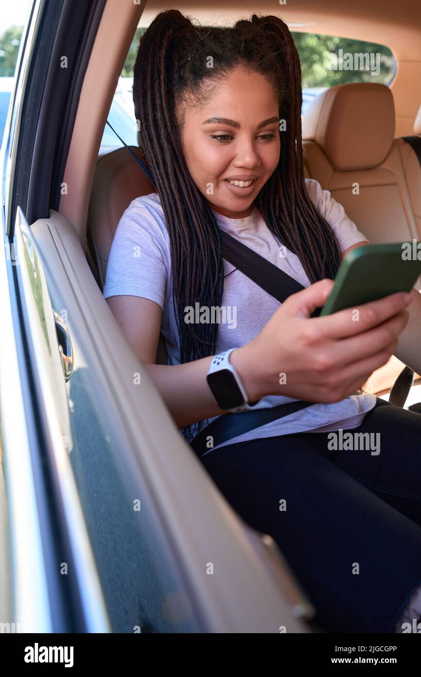 Backseat cab hi-res stock photography and images - Alamy