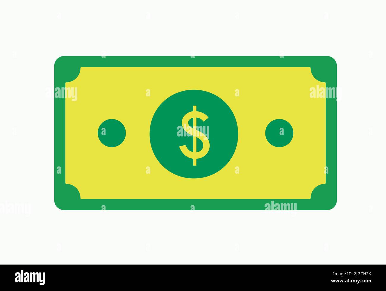 Dollar Bill Icon Green