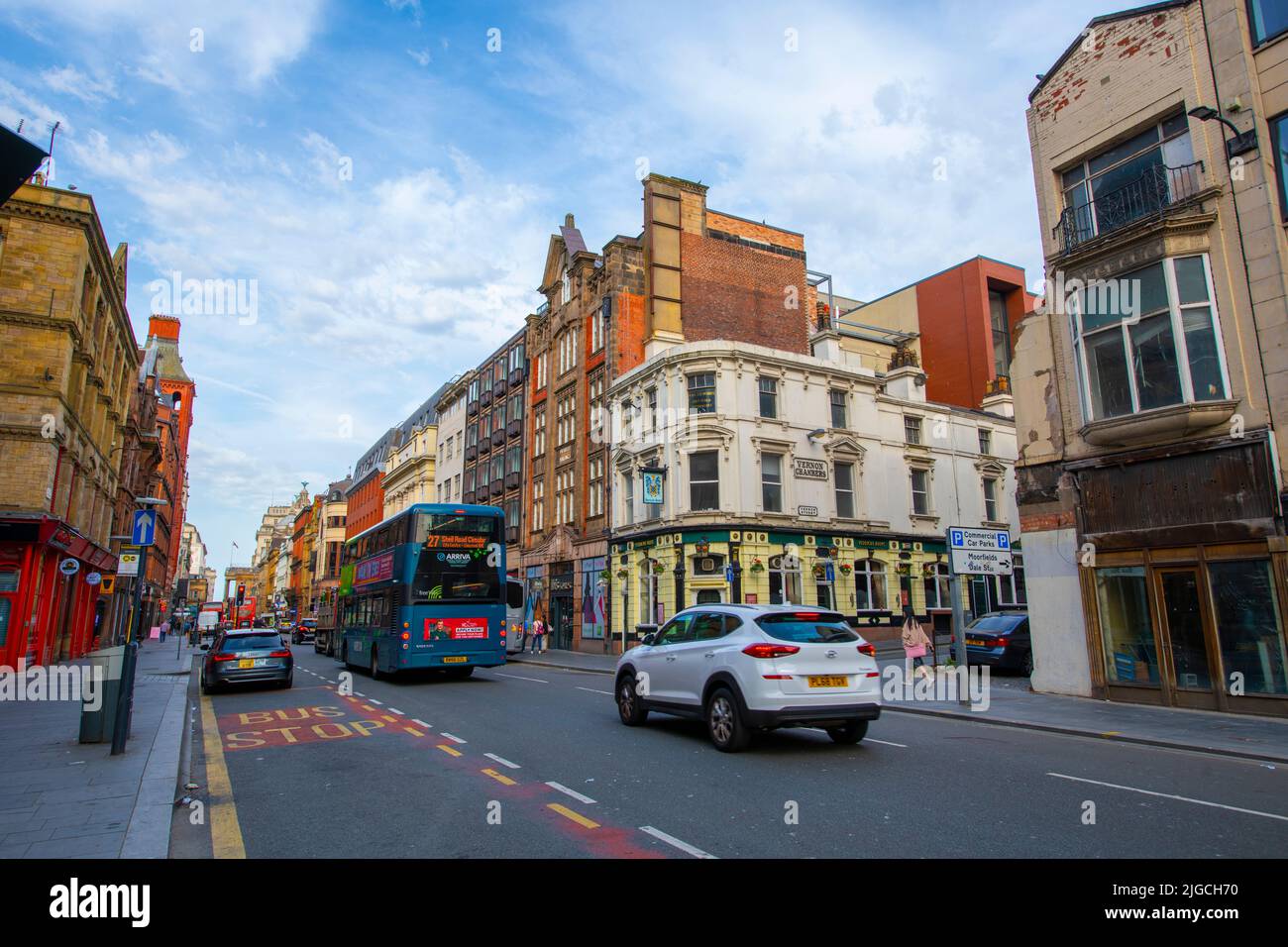 Vernon Chambers building at 69 Dale Street at Vernon Street in city ...