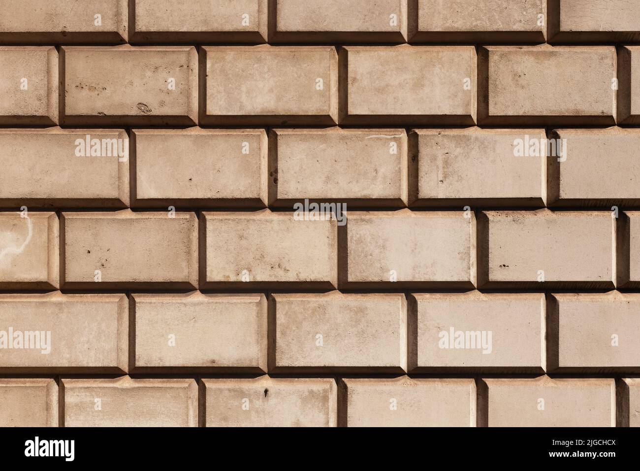 Abstract of a large brock block wall in close up Stock Photo - Alamy