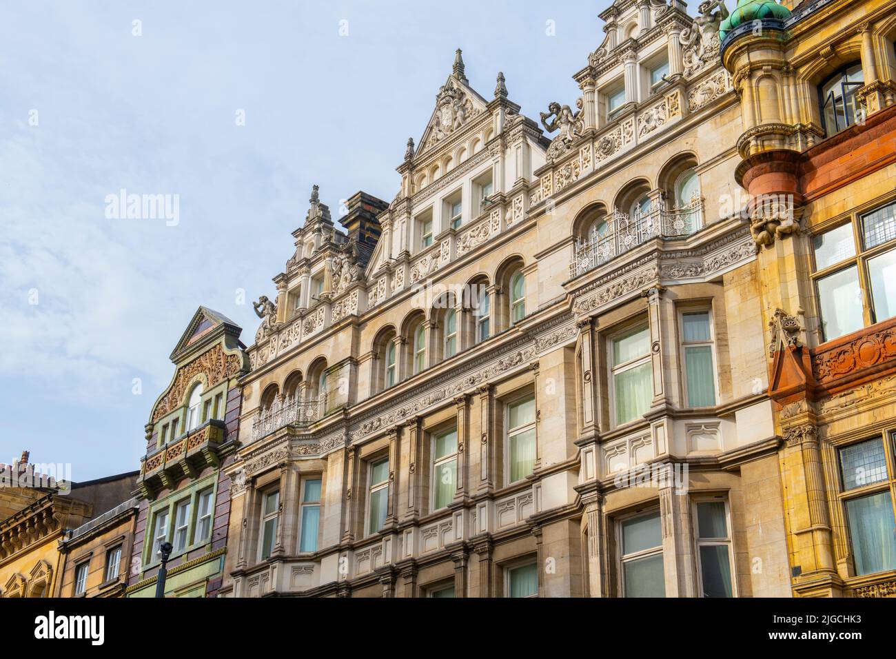 Historic commercial building on Castle Street in city center of ...