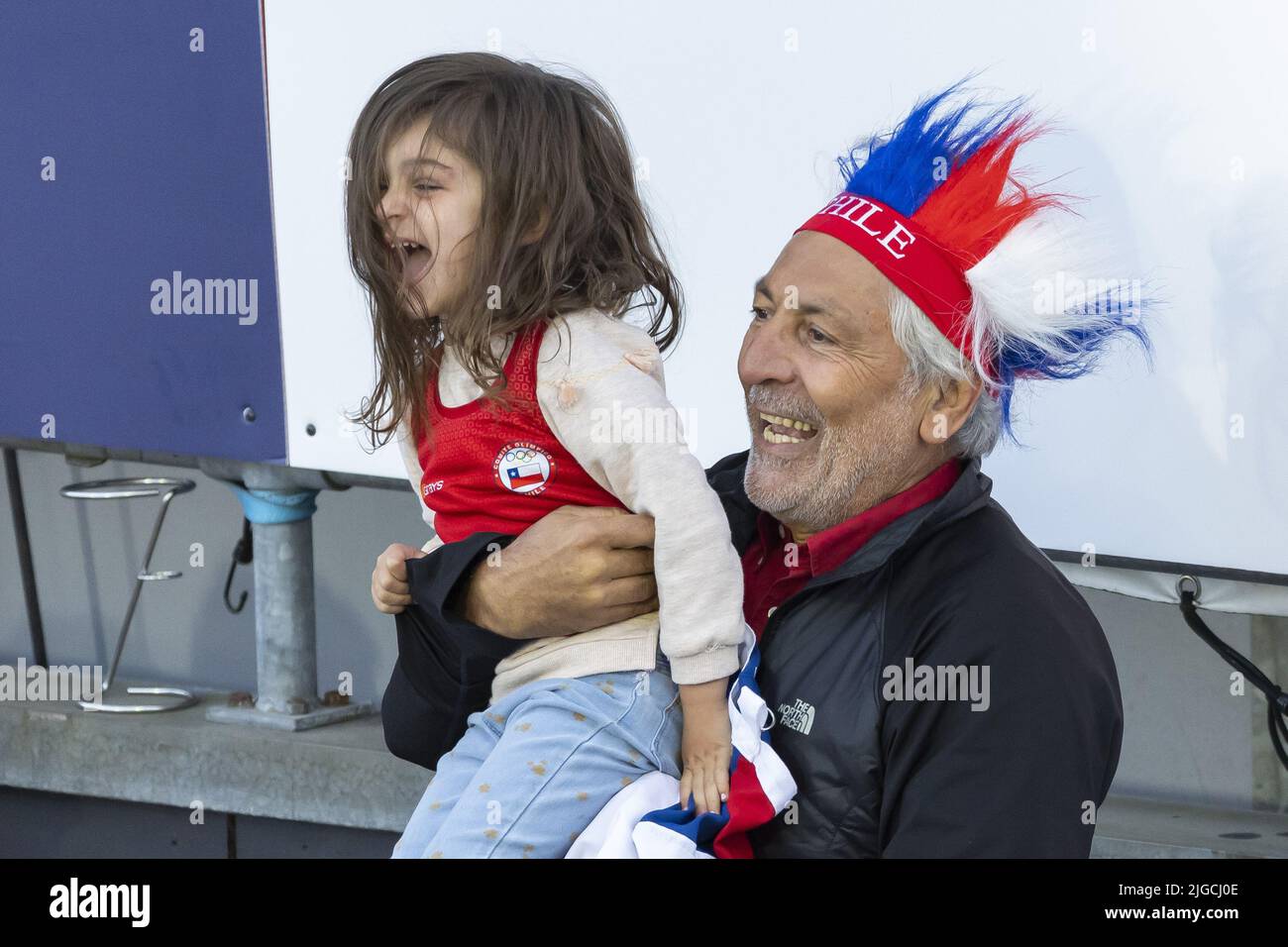 AMSTERDAM - Chile supporters during the match between Belgium and Chile ...