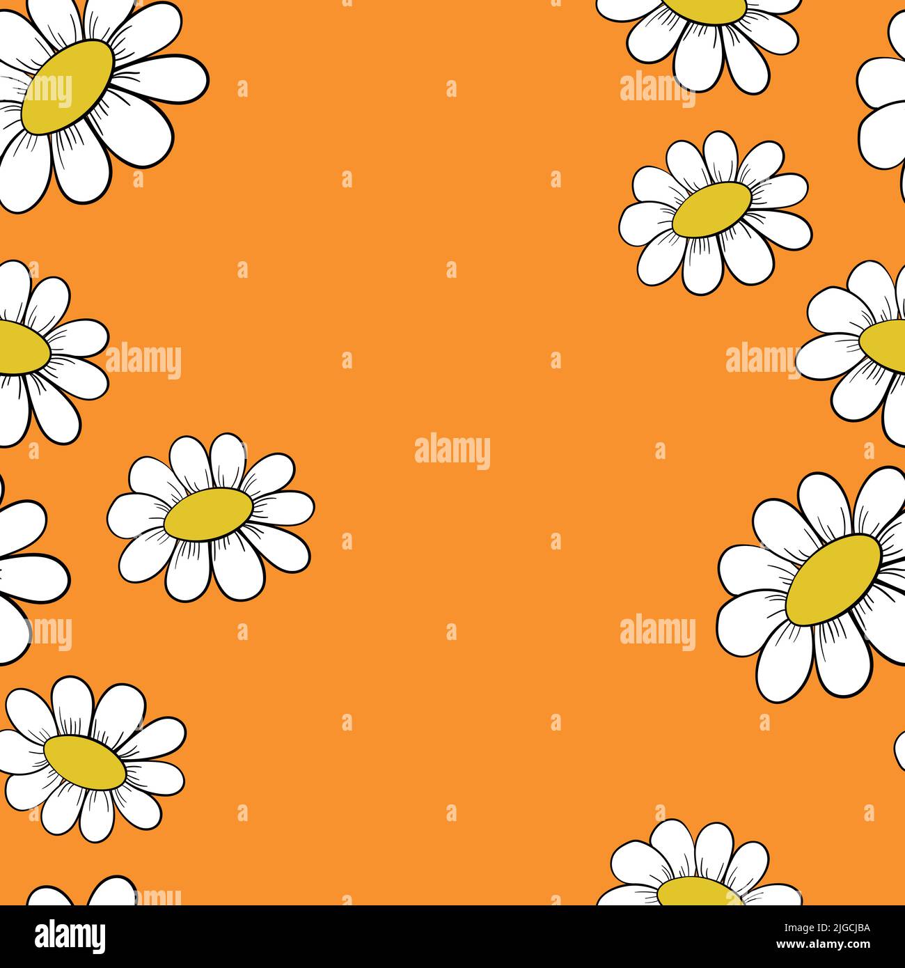 Seamless floral pattern based on traditional folk art ornaments ...