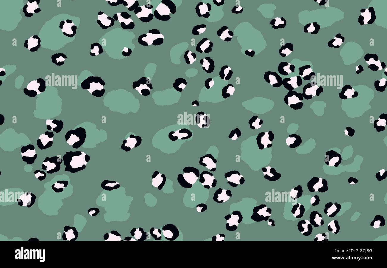 Abstract modern leopard seamless pattern. Animals trendy background ...