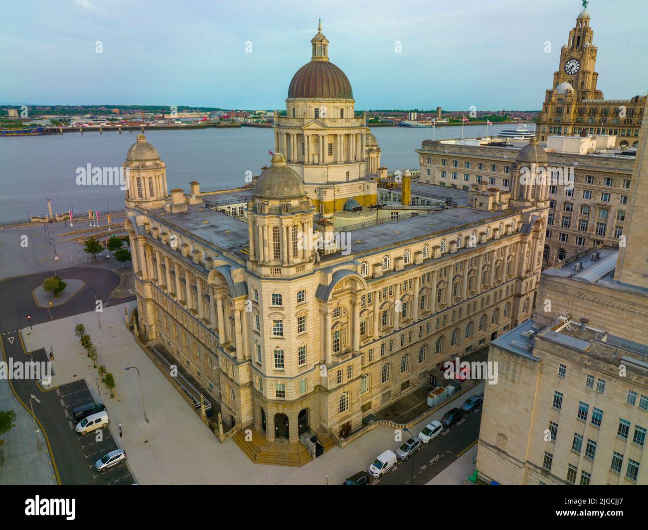 Port of Liverpool Building was built in 1907 on Pier Head in Liverpool ...
