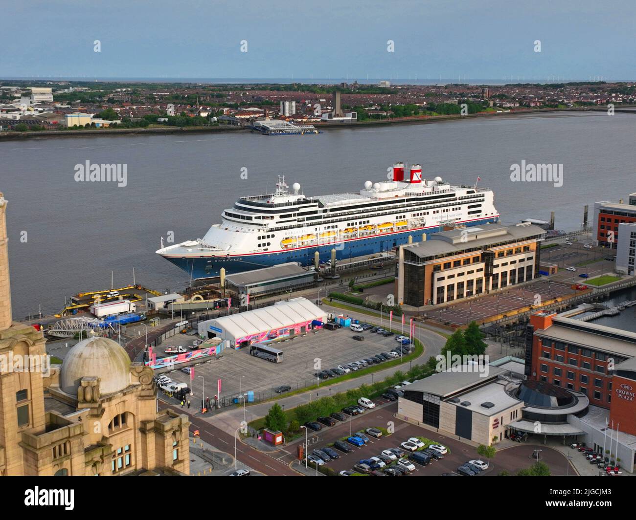 Fred Olsen Cruise Lines ship MS Borealis docked at Liverpool Port ...