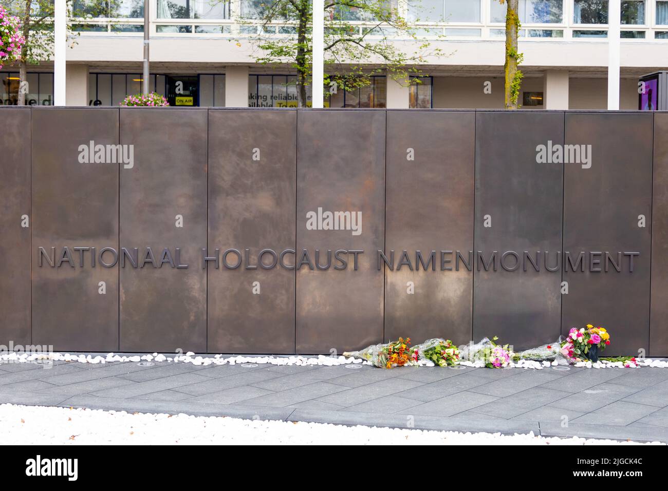 Amsterdam, The Netherlands - September 30 2021: National holocaust name ...