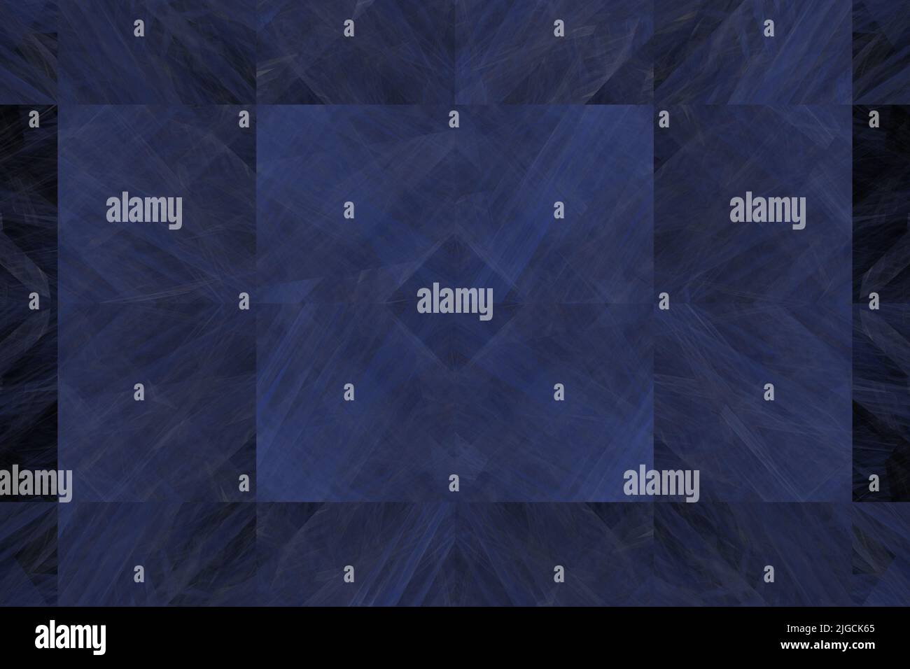Digital Render Fractal showing rotational symmetry and flowing blue ...