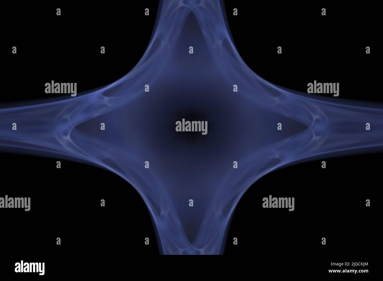 Digital render fractal - exquisite beautiful flowing lines of symmetry and smooth energy fields ...