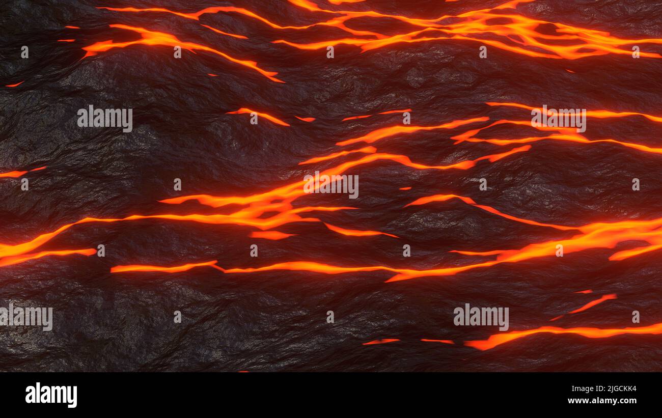 Shiny lava texture for background 2d rendering Stock Photo - Alamy