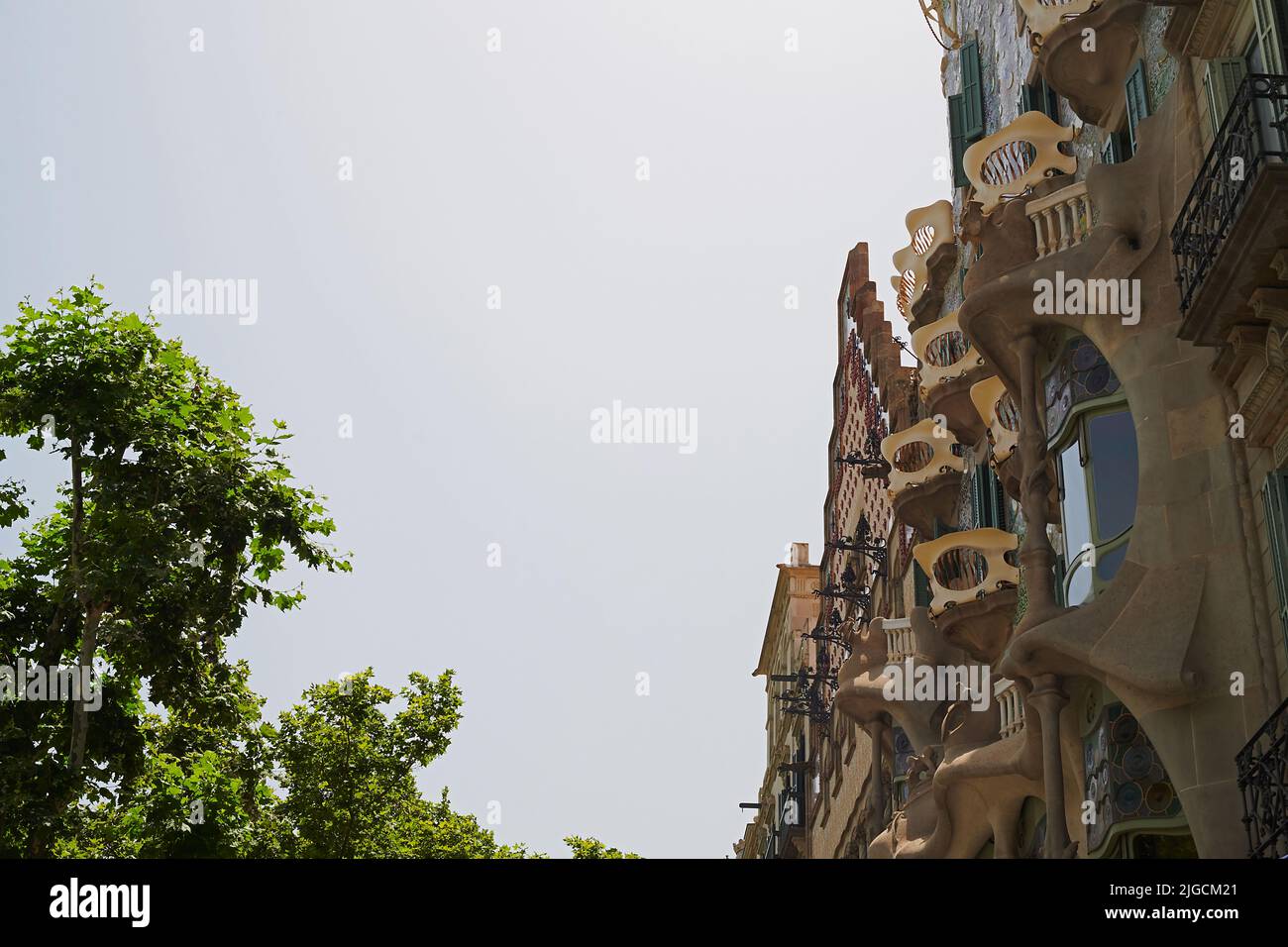 Casa Batlló by artist Gaudi in the city centre of Barcelona Stock Photo ...