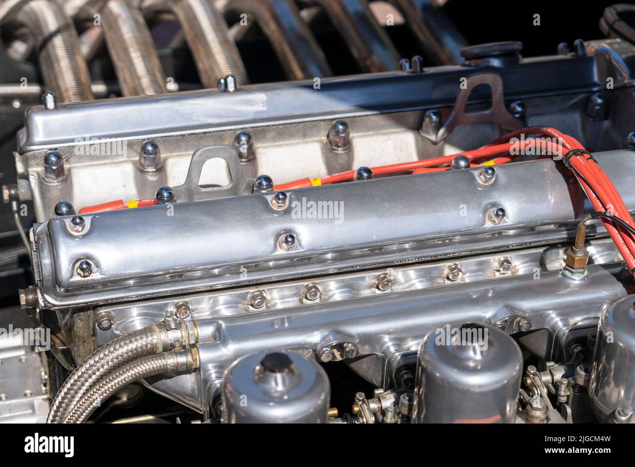 Oviedo, Spain - July 01, 2022: Jaguar Ronart W152 retro vintage sports ...
