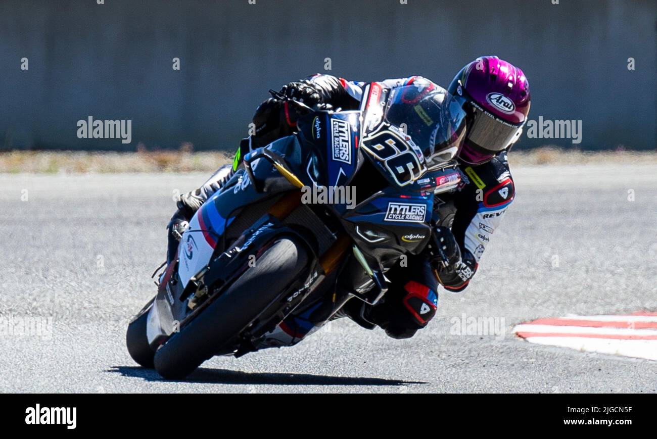 July 09 2022 Monterey, CA, U.S.A PJ Jacobsen(66)coming out of turn 11 ...
