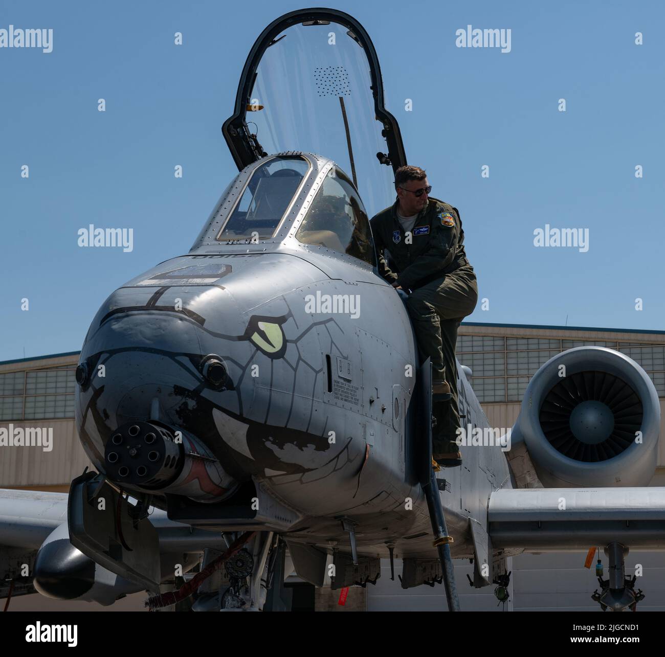 U.S. Air Force Lt. Col. Jesse S. Jahn, A-10C Thunderbolt II aircraft ...