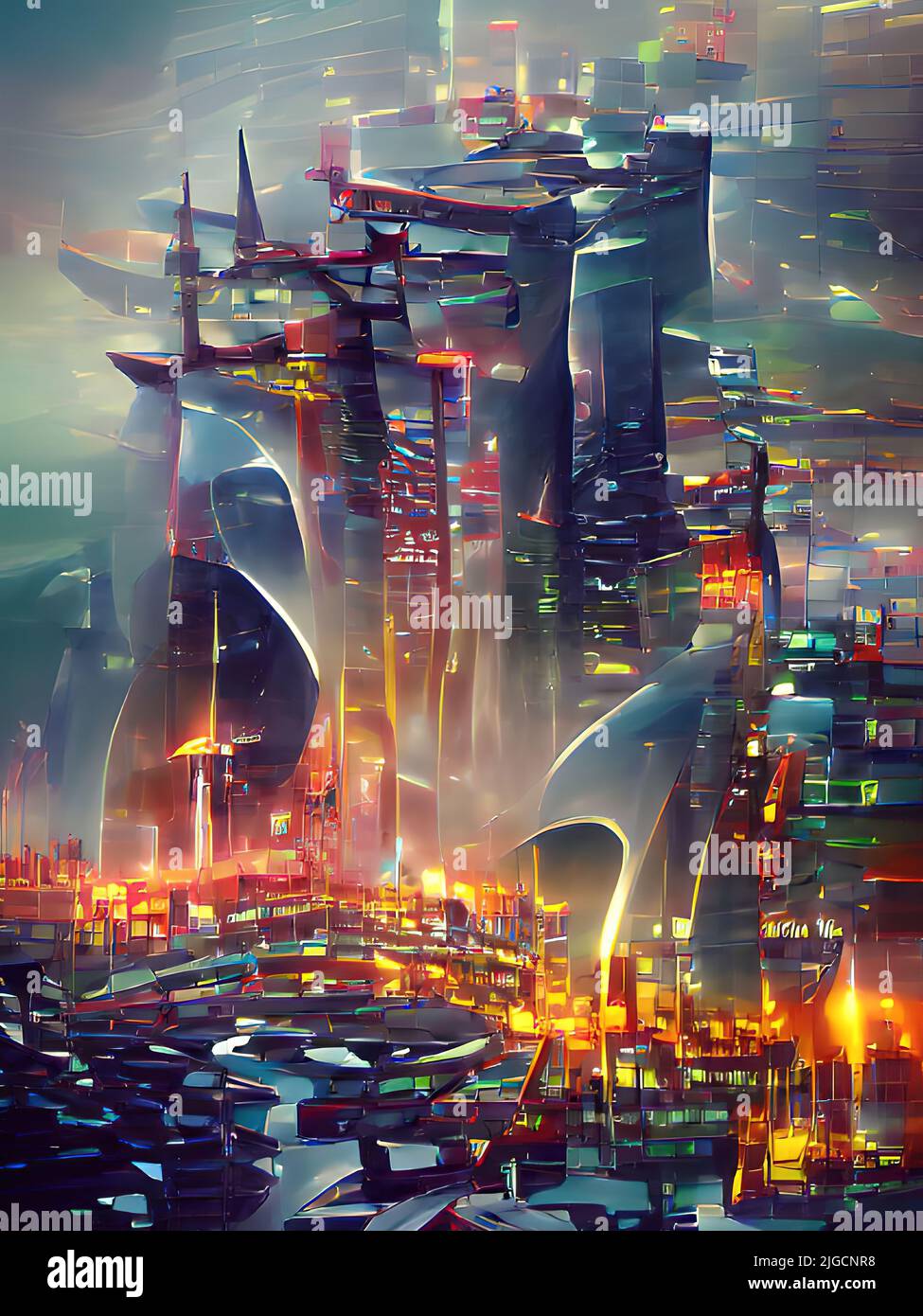 Future City Painting