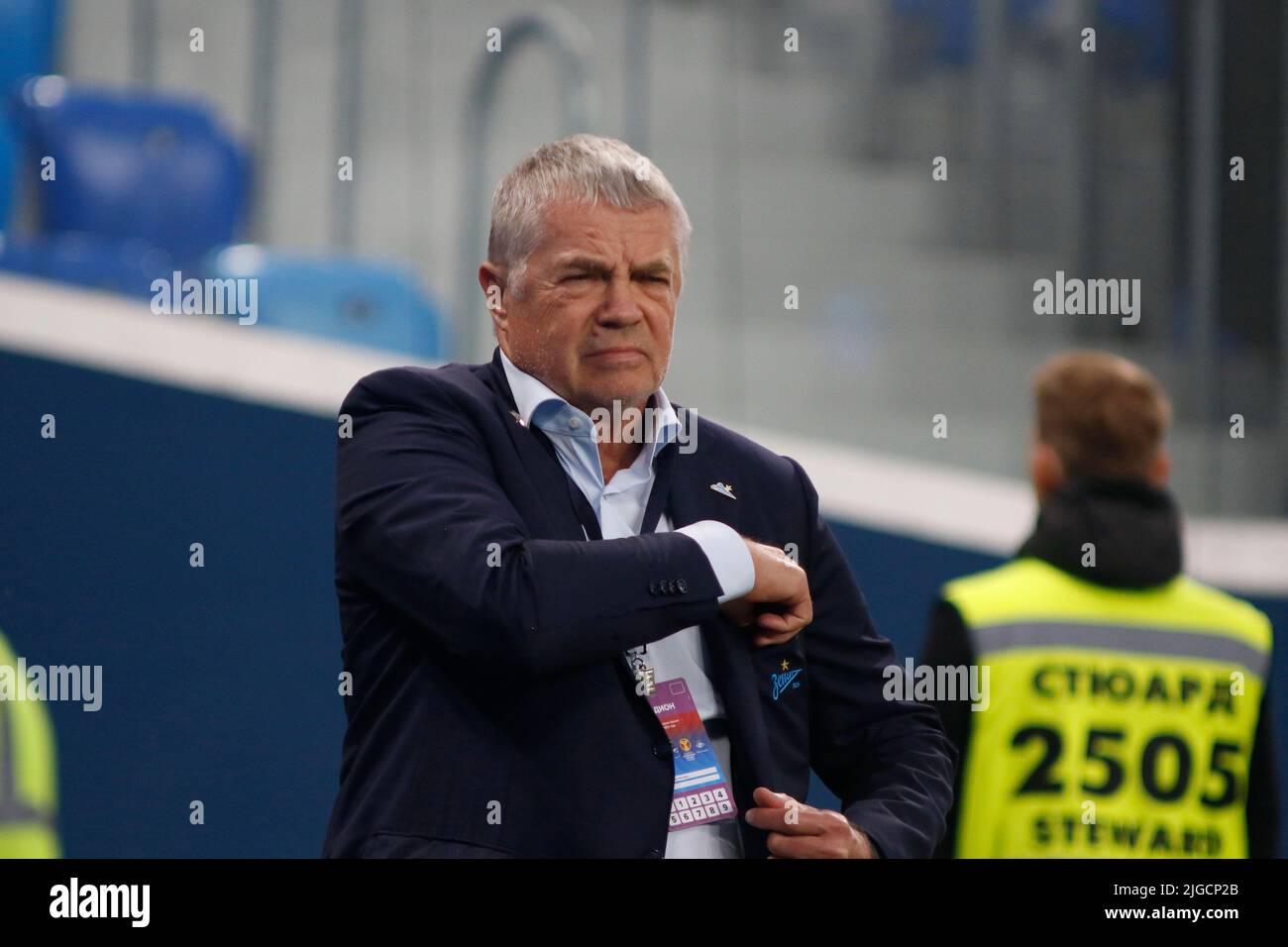 Saint Petersburg, Russia,9july 2022: Football. Super Cup 2022. Zenit FC ...