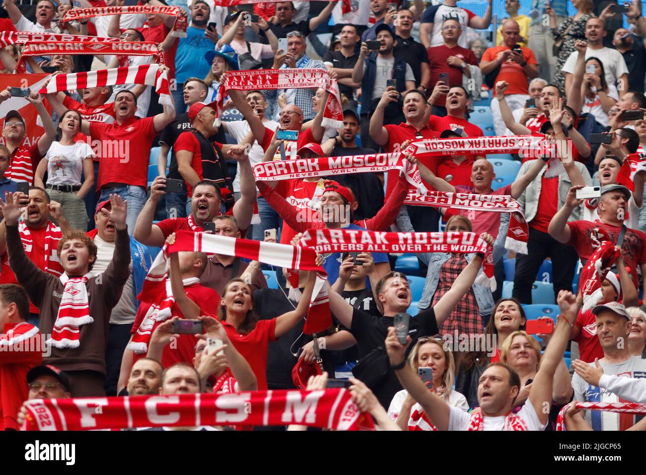 Saint Petersburg, Russia,9july 2022: Football. Super Cup 2022. Zenit FC ...