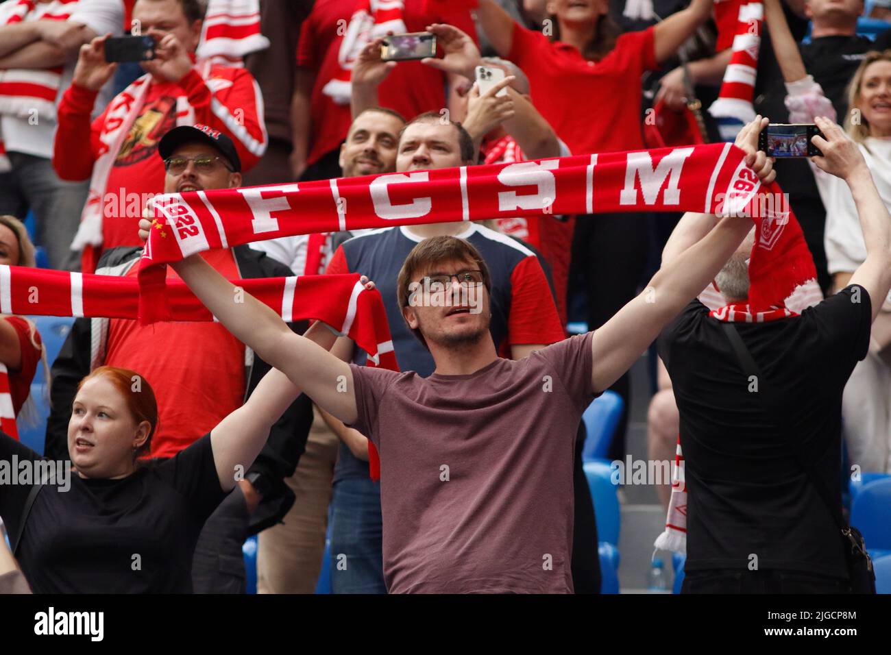Saint Petersburg, Russia,9july 2022: Football. Super Cup 2022. Zenit FC ...