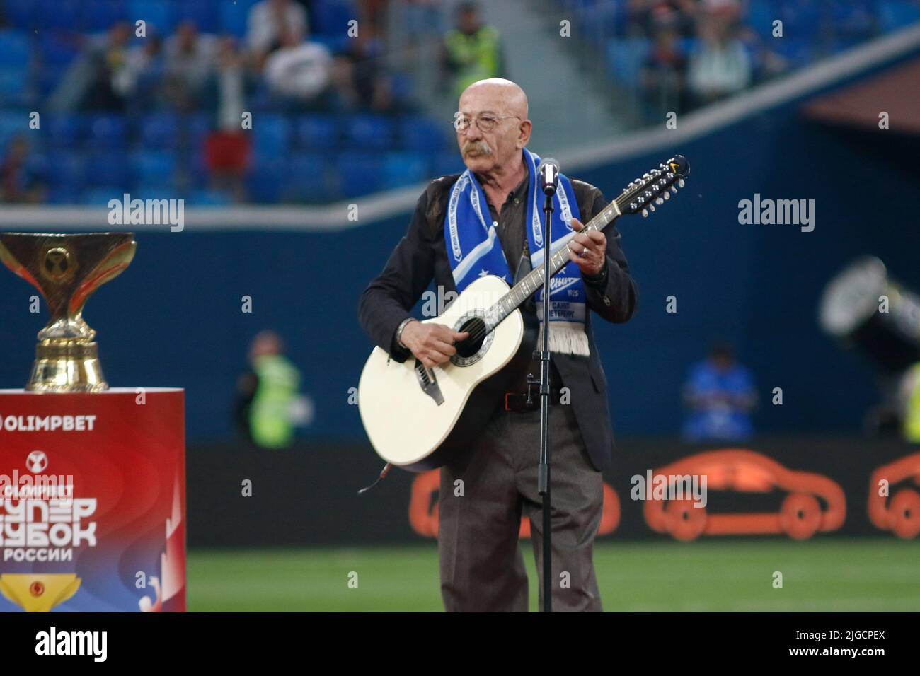 Saint Petersburg, Russia,9july 2022: Football. Super Cup 2022. Zenit FC ...