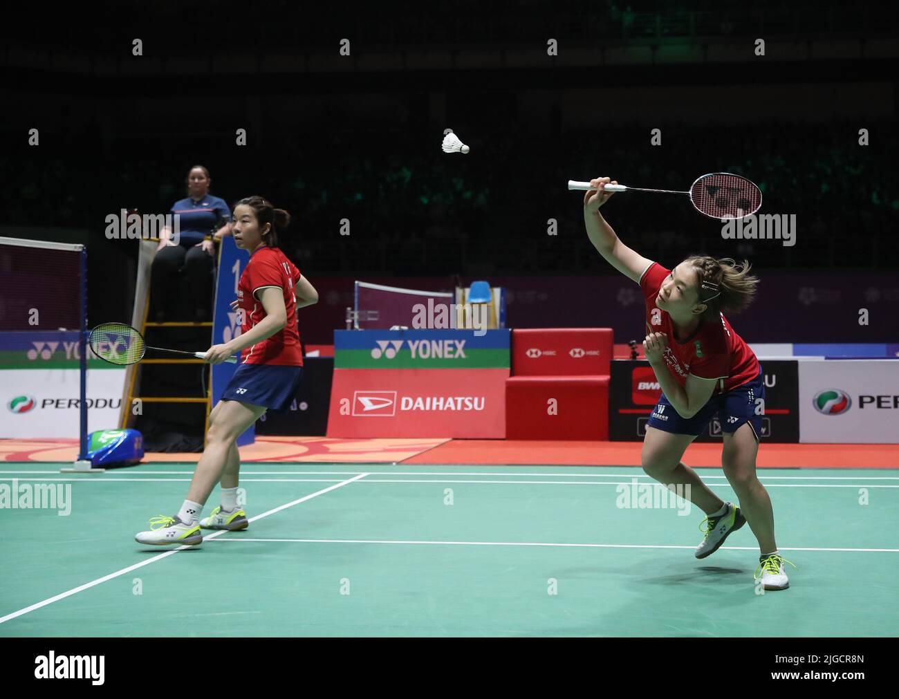 Kuala Lumpur, Malaysia. 09th July, 2022. Chin Qing Chen and Jia Yi Fan ...