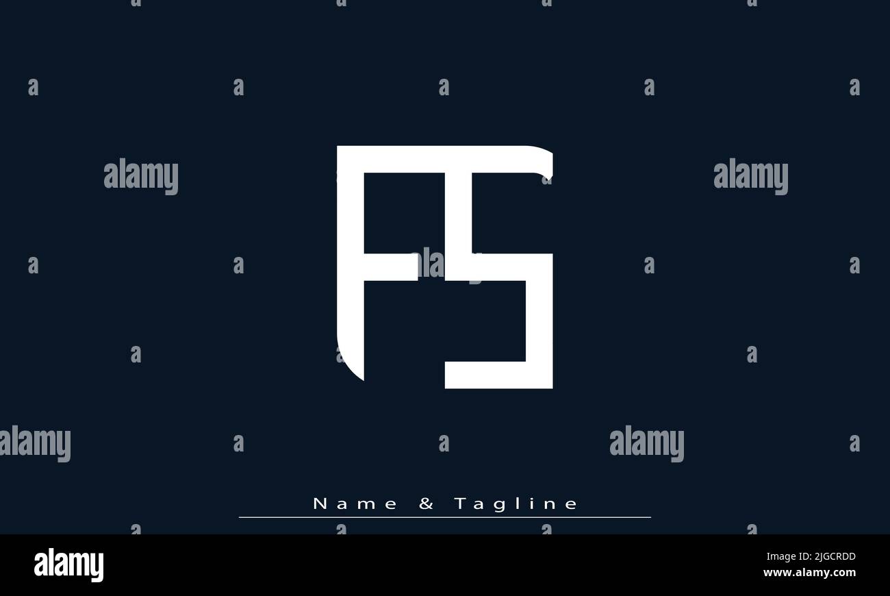 Alphabet letters Initials Monogram logo FS , SF Stock Vector Image ...