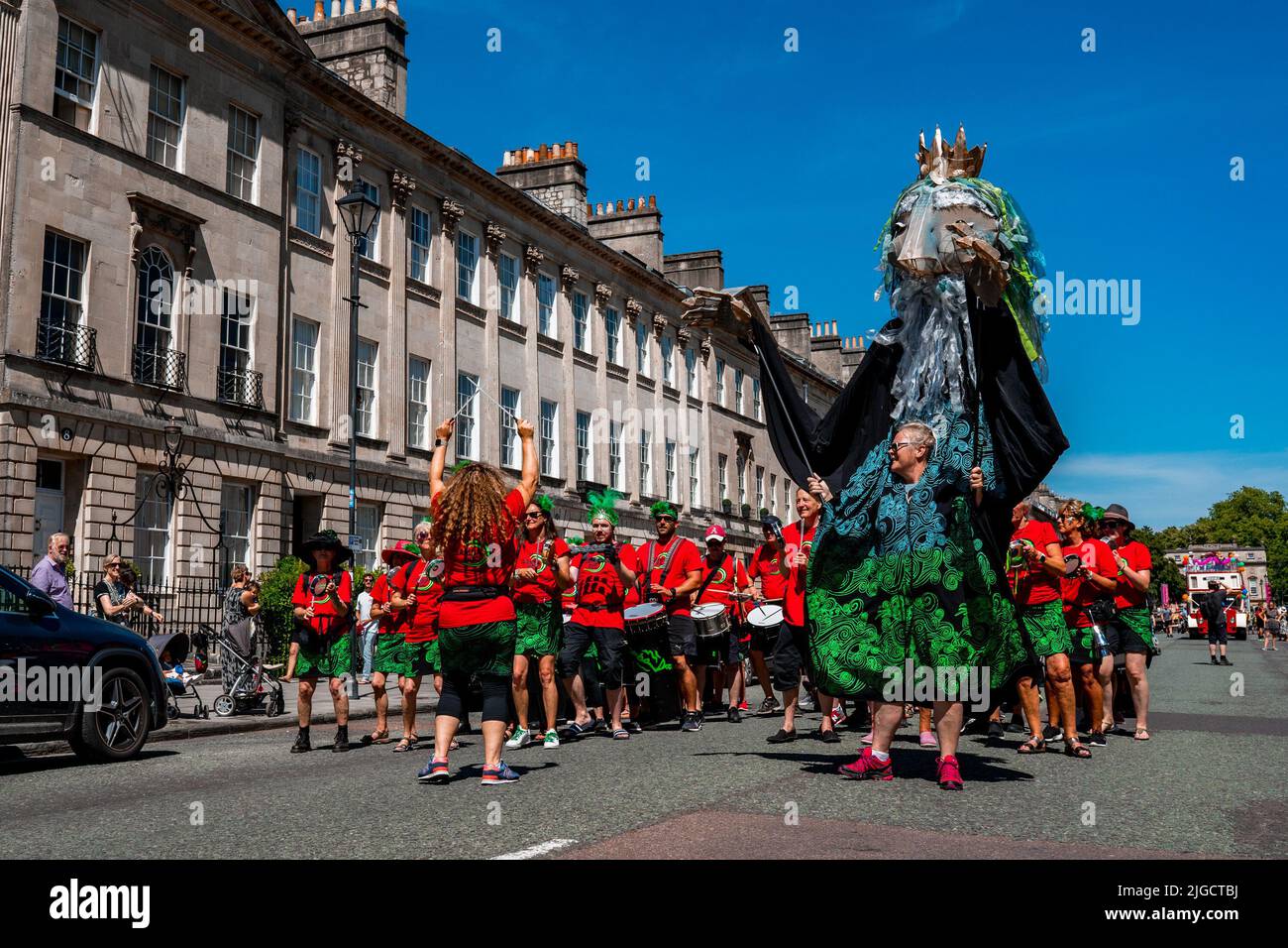 Bath Carnival, city of Bath, Somerset, UK, Saturday 9 July 2022 Stock ...
