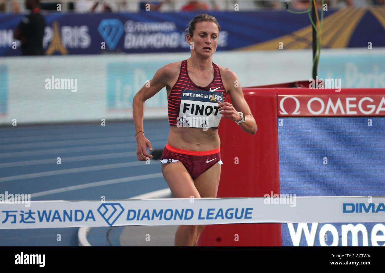Alice Finot of France 3000 M Steeple Women during the Wanda Diamond ...