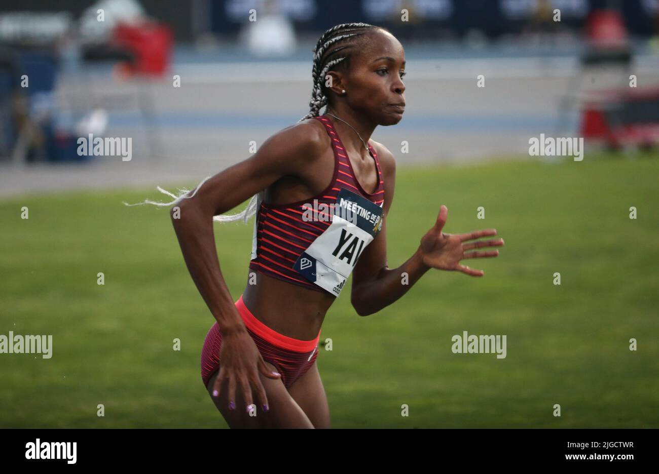 Winfred Mutile Yavi of Bahrain, 3000 M Steeple Women during the Wanda ...