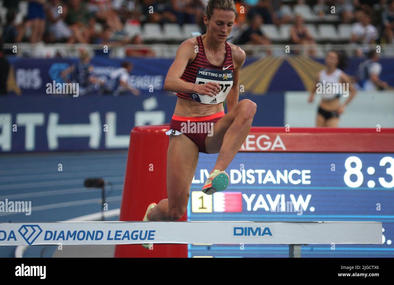 Alice Finot of France 3000 M Steeple Women during the Wanda Diamond ...