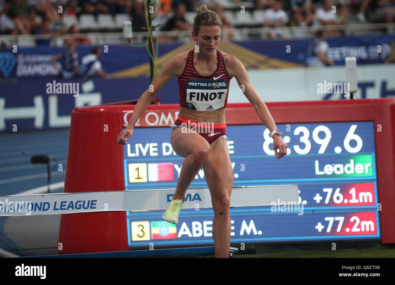 Alice Finot of France 3000 M Steeple Women during the Wanda Diamond ...