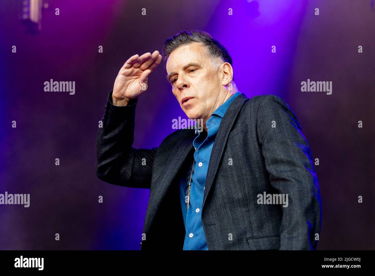 Edinburgh, UK. 09th July, 2022. Deacon Blue Perform at Edinburgh Castle ...