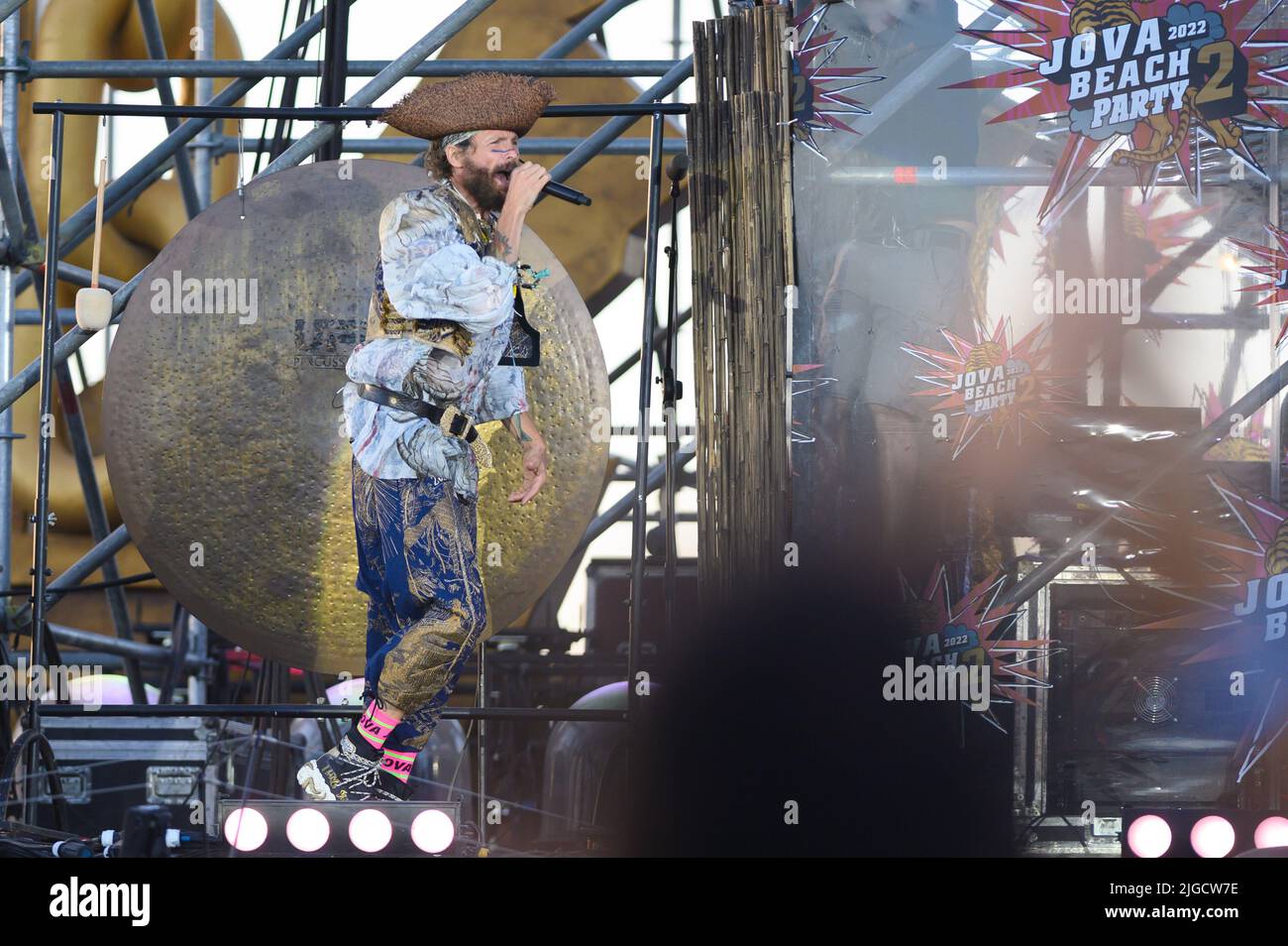 Lungomare, Marina di Ravenna, Italy, July 09, 2022, Jovanotti ...