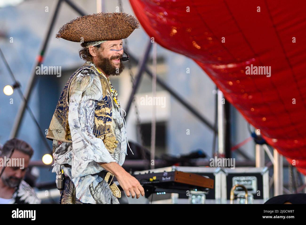 Lungomare, Marina di Ravenna, Italy, July 09, 2022, Jovanotti ...