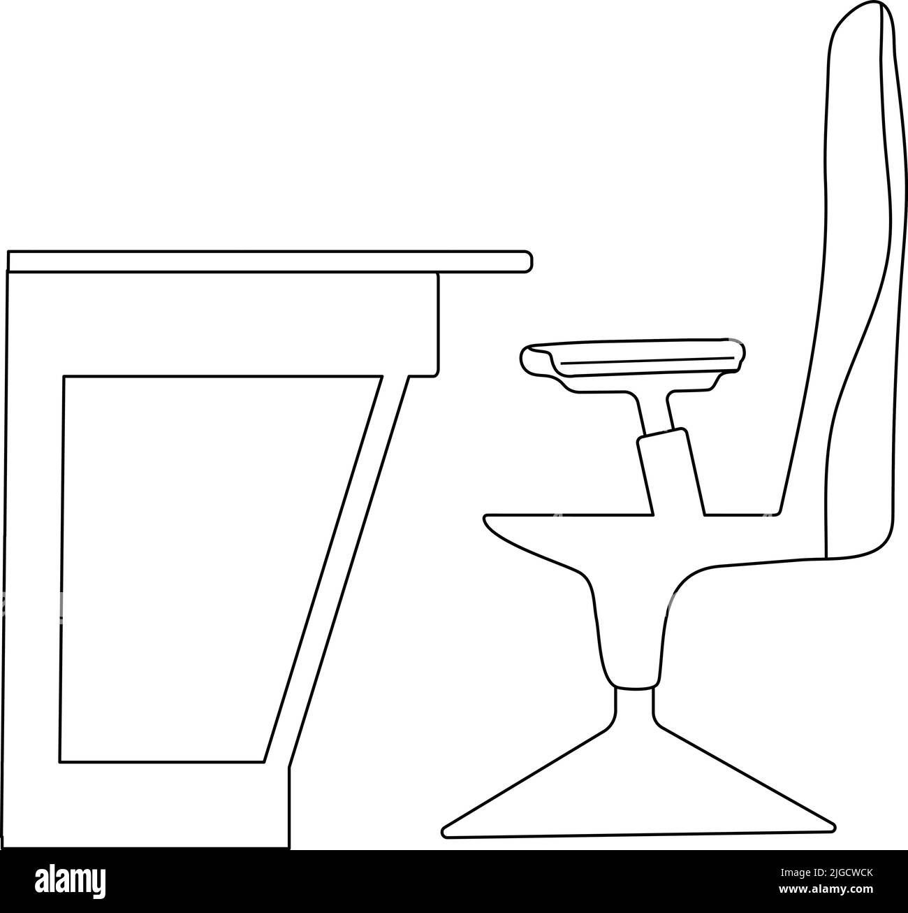 Student workspace on table Black and White Stock Photos & Images - Alamy