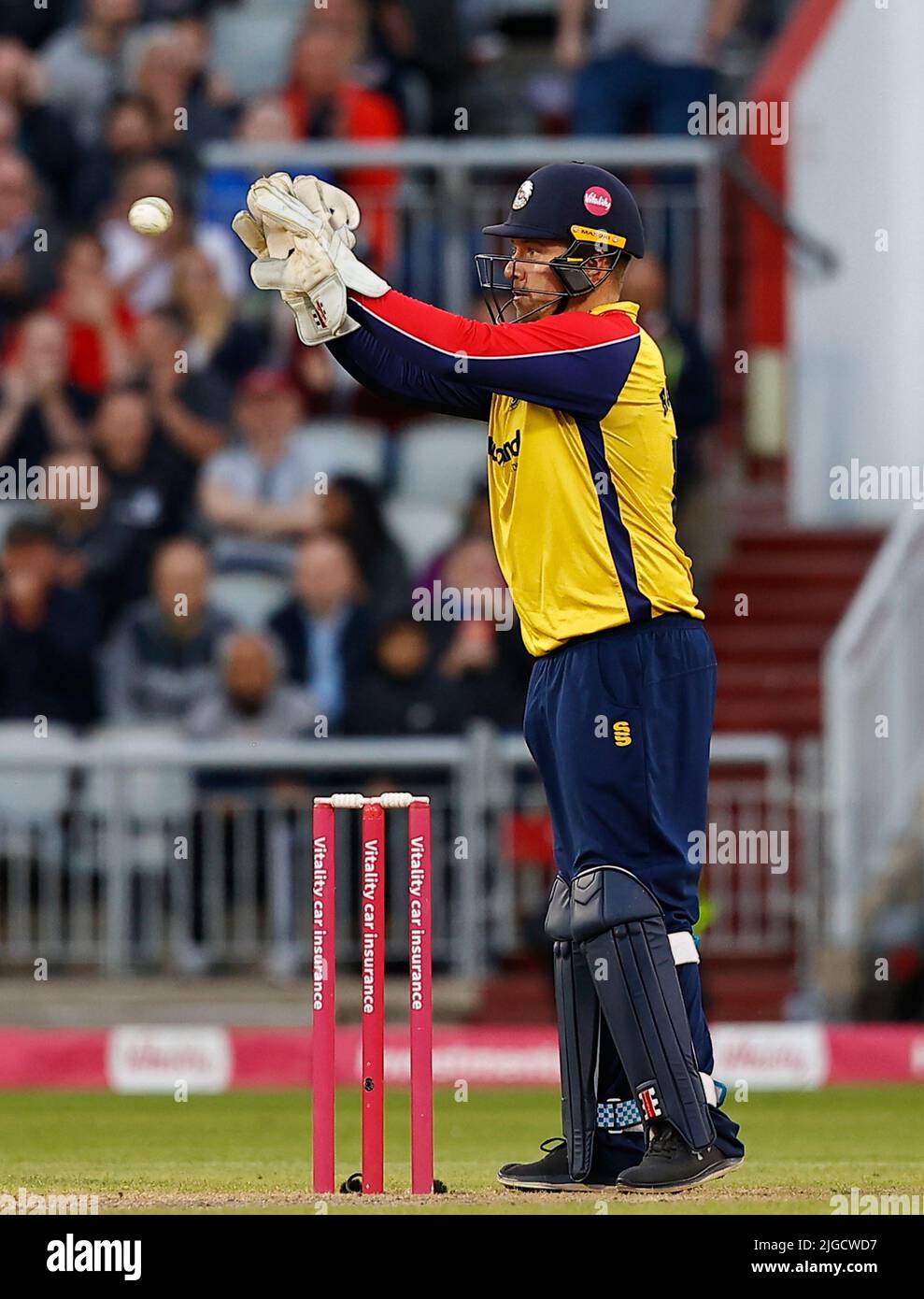 8th July 2022, Old Trafford, Manchester, England: Vitality Blast T20 ...