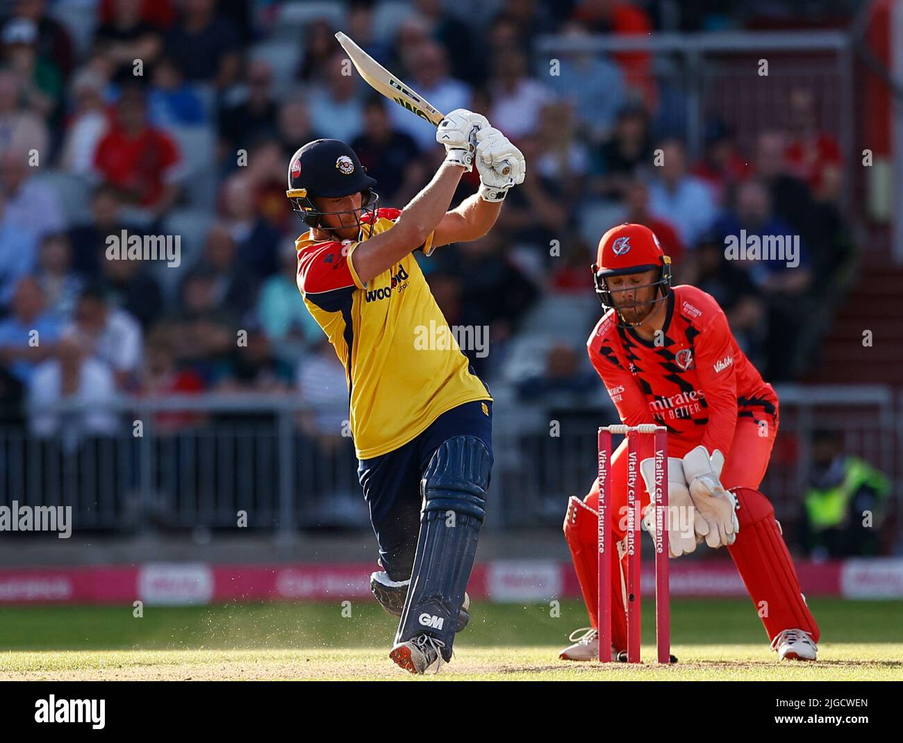 8th July 2022, Old Trafford, Manchester, England: Vitality Blast T20 ...