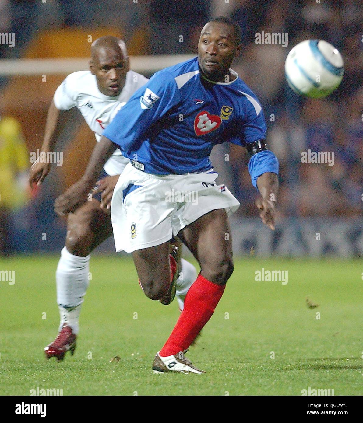 PORTSMOUTH V SPURS 18-10-04 LOMANO LUA LUA PIC MIKE WALKER, 2004 Stock ...