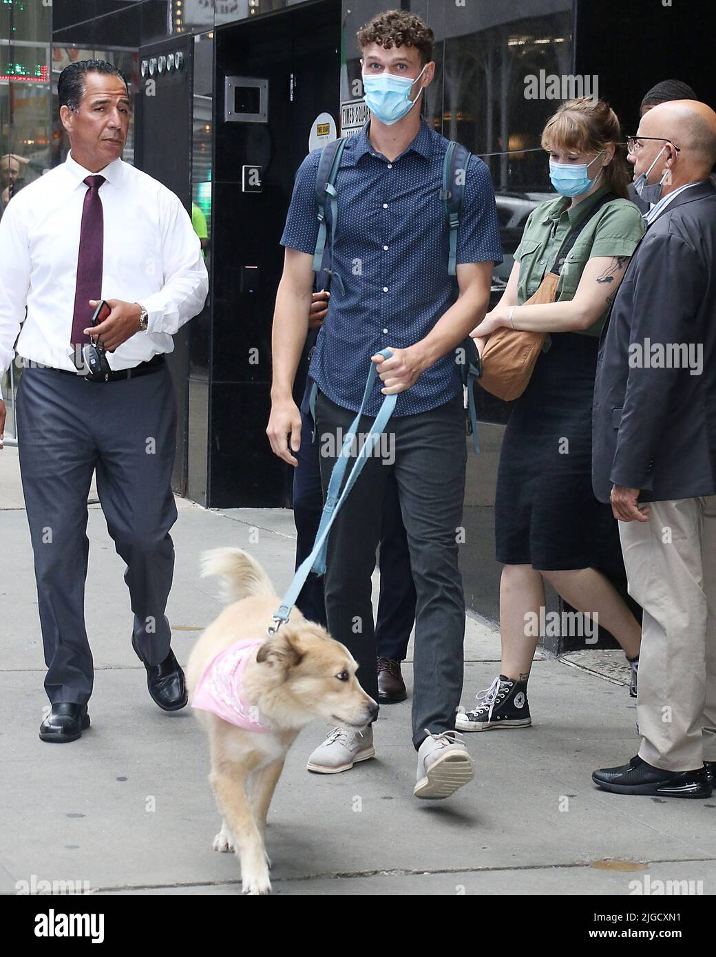 Tom Turcich and Savannah on the set of Good Morning America to talk ...