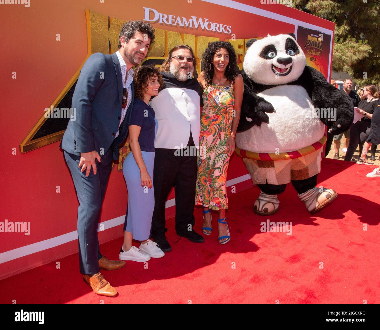 July 9, 2022, Los Angeles, California, USA: (L-R) Ed Weeks, Della Saba ...