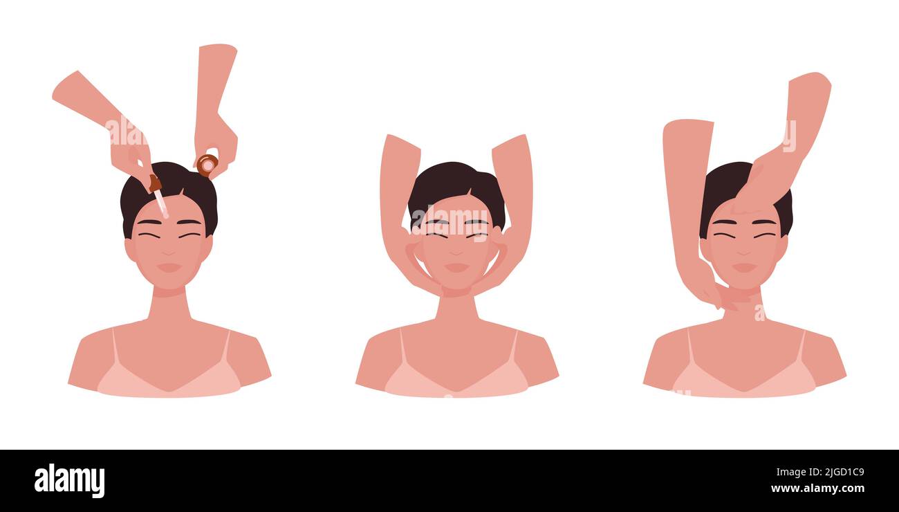 Massage hands oil Cut Out Stock Images & Pictures - Alamy