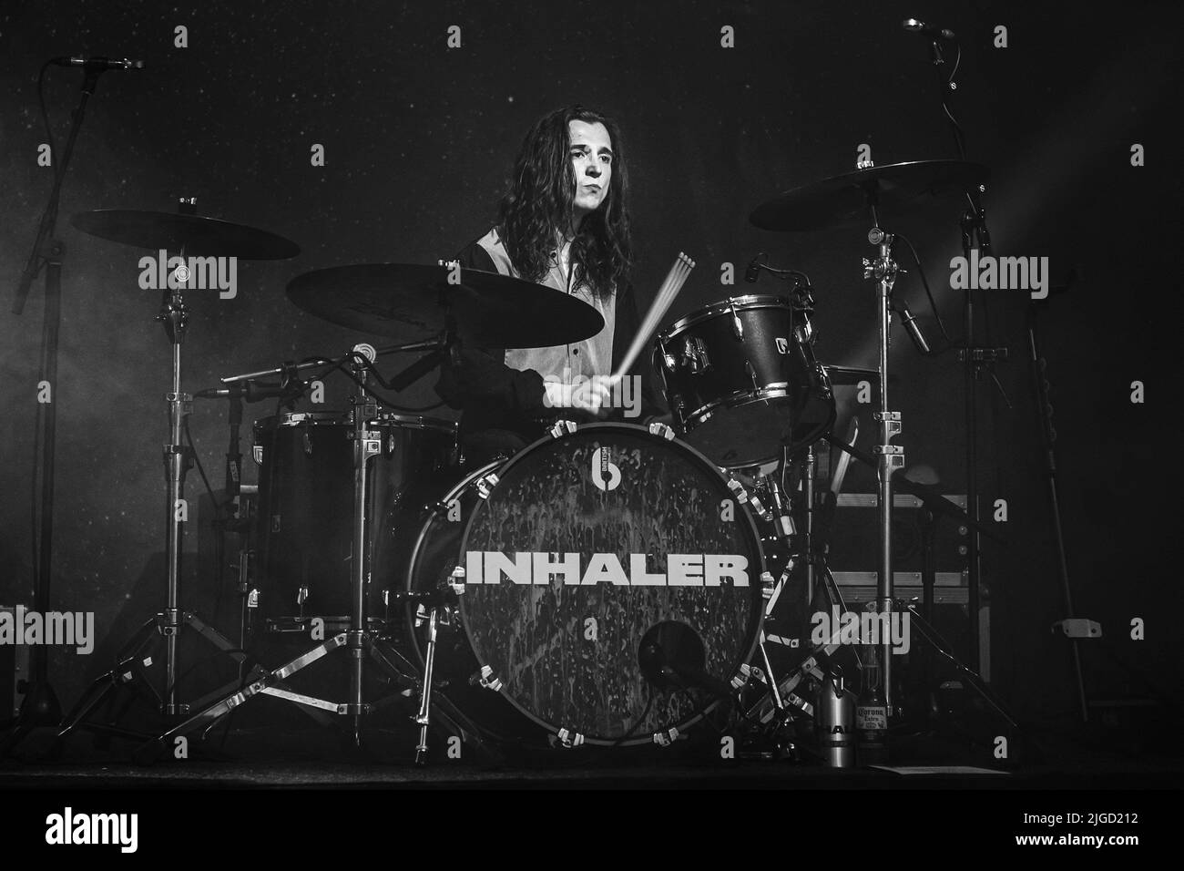 LONDON, ENGLAND: Inhaler perform on stage at the Kentish Town Forum ...