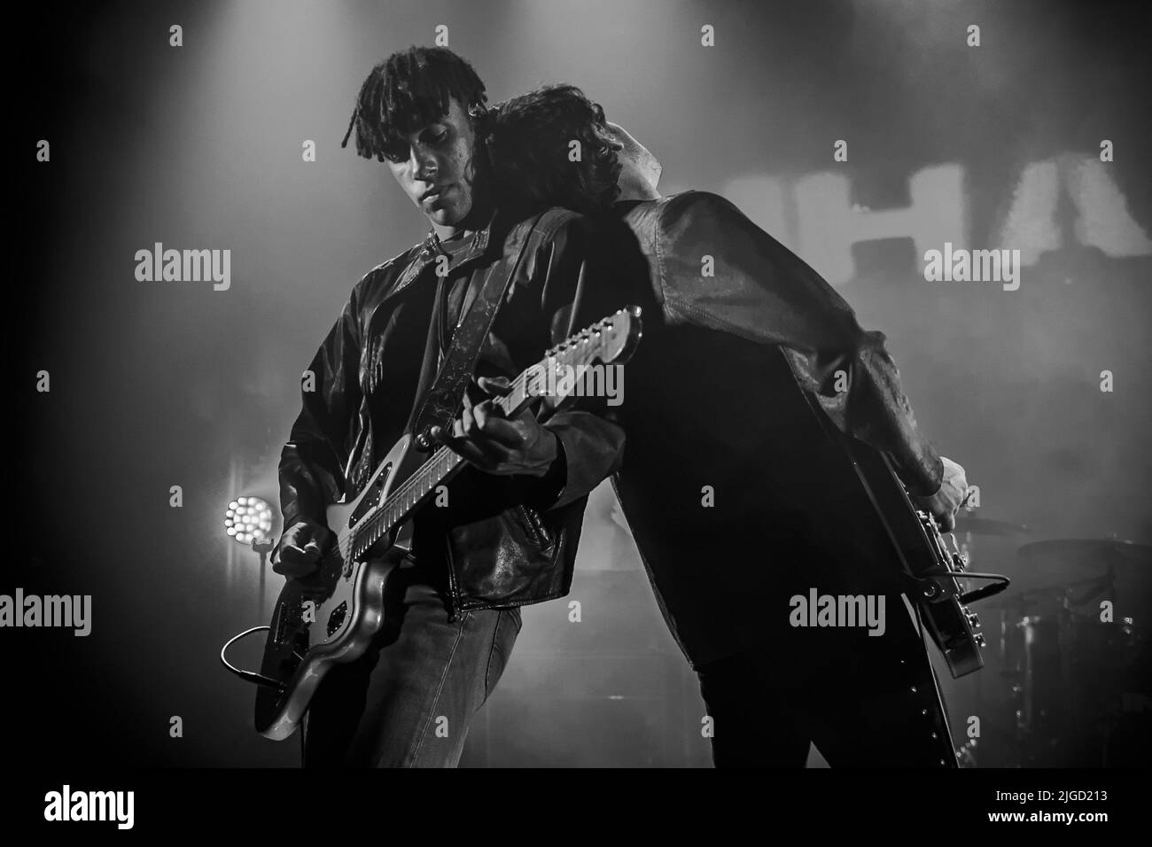 LONDON, ENGLAND: Inhaler perform on stage at the Kentish Town Forum ...