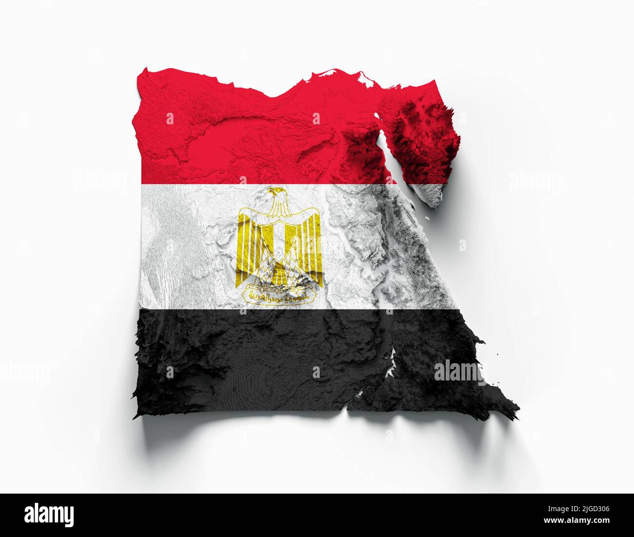 Map of egypt illustration hi-res stock photography and images - Alamy