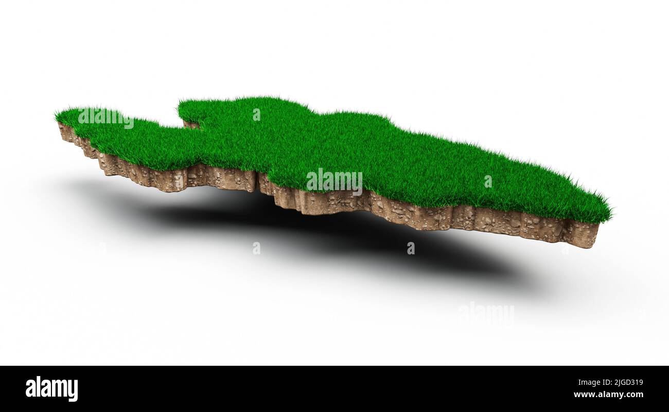 Map of some piece of land Cut Out Stock Images & Pictures - Alamy