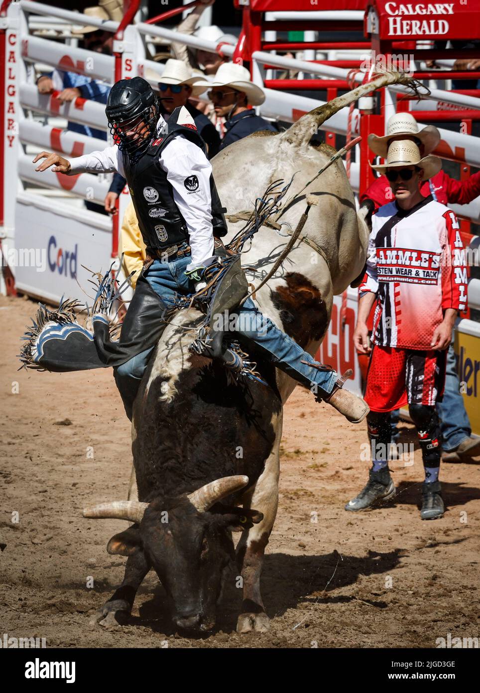 July 9, 2022, Calgary, AB, CANADA: Jared Parsonage, of Maple Creek ...